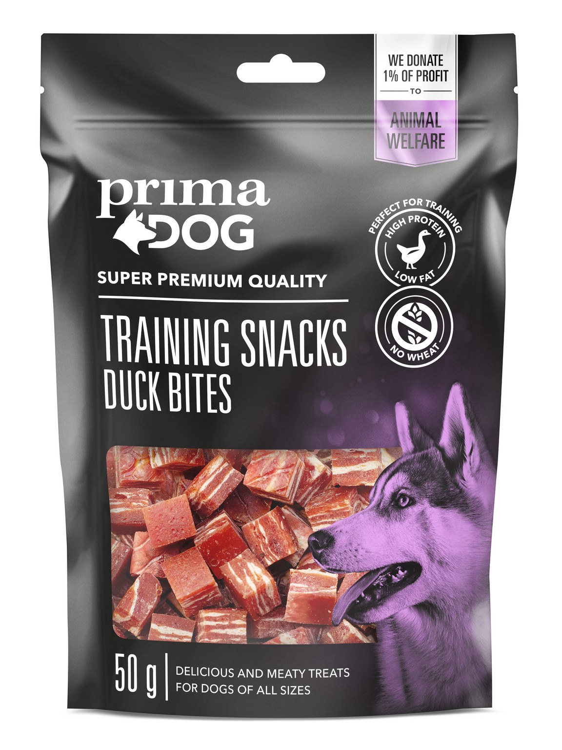 PrimaDog treeningmaius pardilihaga 50g – Mobec AS
