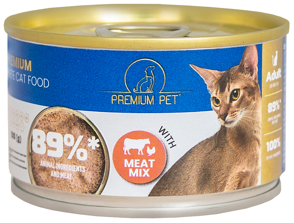 Premium Pet pasteet kassidele liha mix 100g – Mobec AS